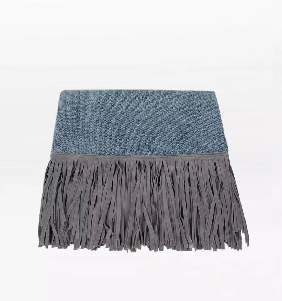 Lucens Dusty Blue Throw – Sotti & Co